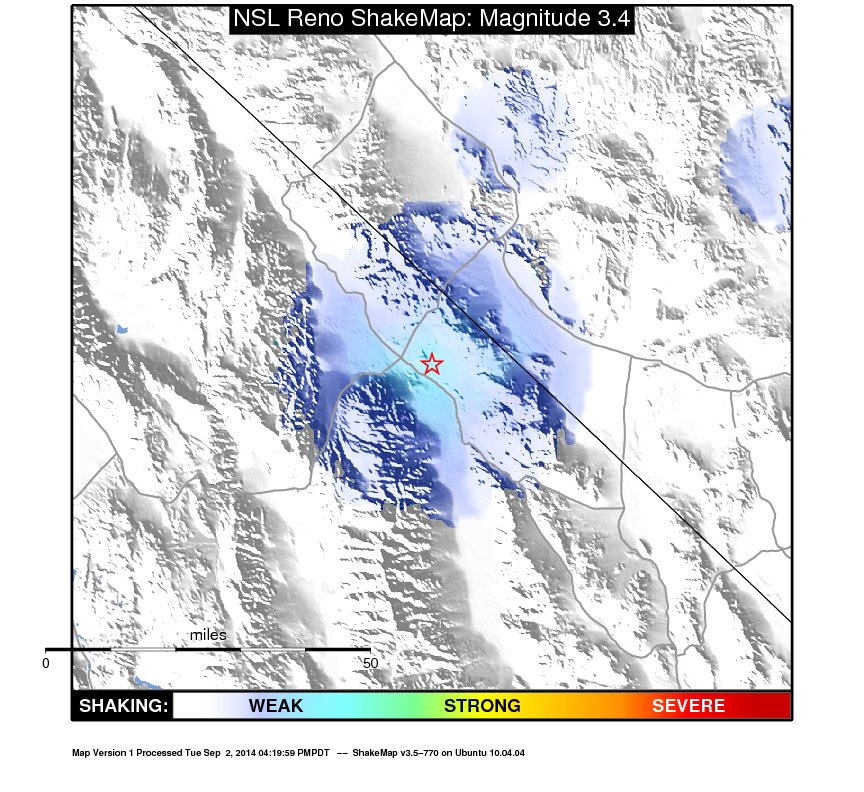 Global ShakeMap: Products Available for Download