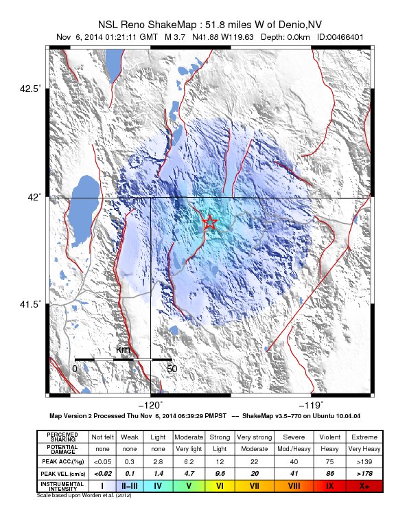 Global ShakeMap: Products Available for Download